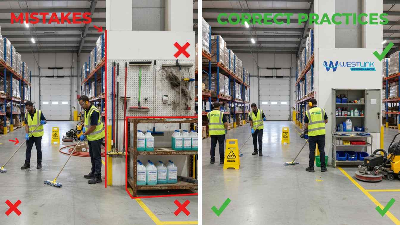 Common Warehouse Cleaning Mistakes to Avoid in 2025